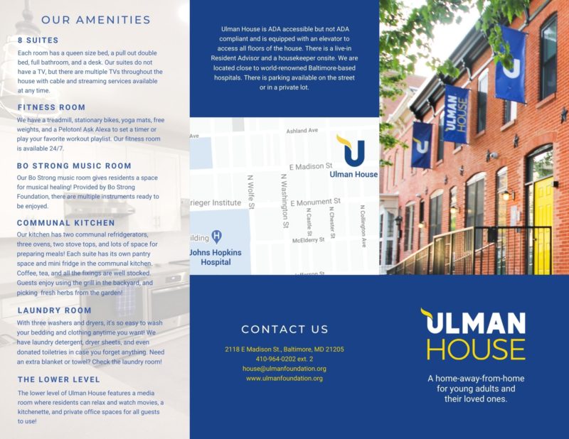 Ulman House - For Young Adult Cancer Patients | Ulman Foundation